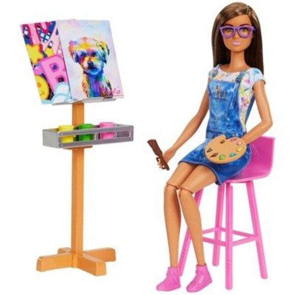 Barbie | Toys | Barbie Barbie Relax Create Art Studio Playset Pink ...